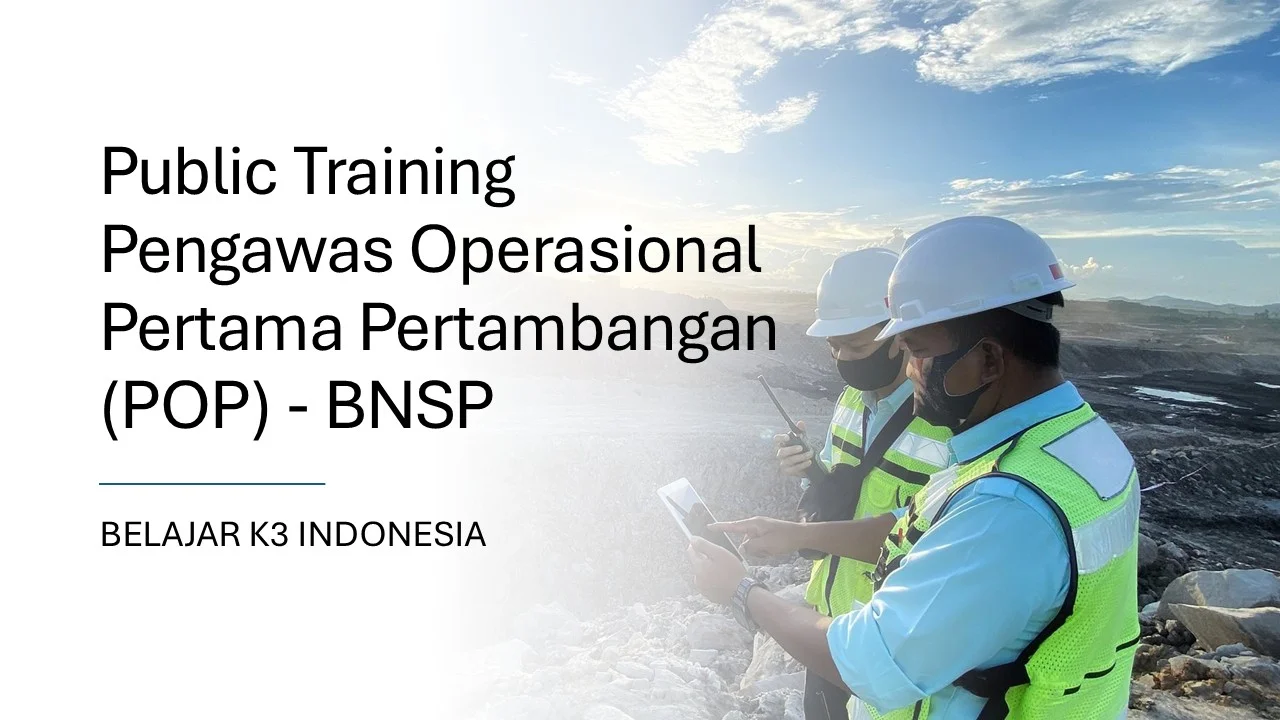 Public Training POP Pertambangan BNSP