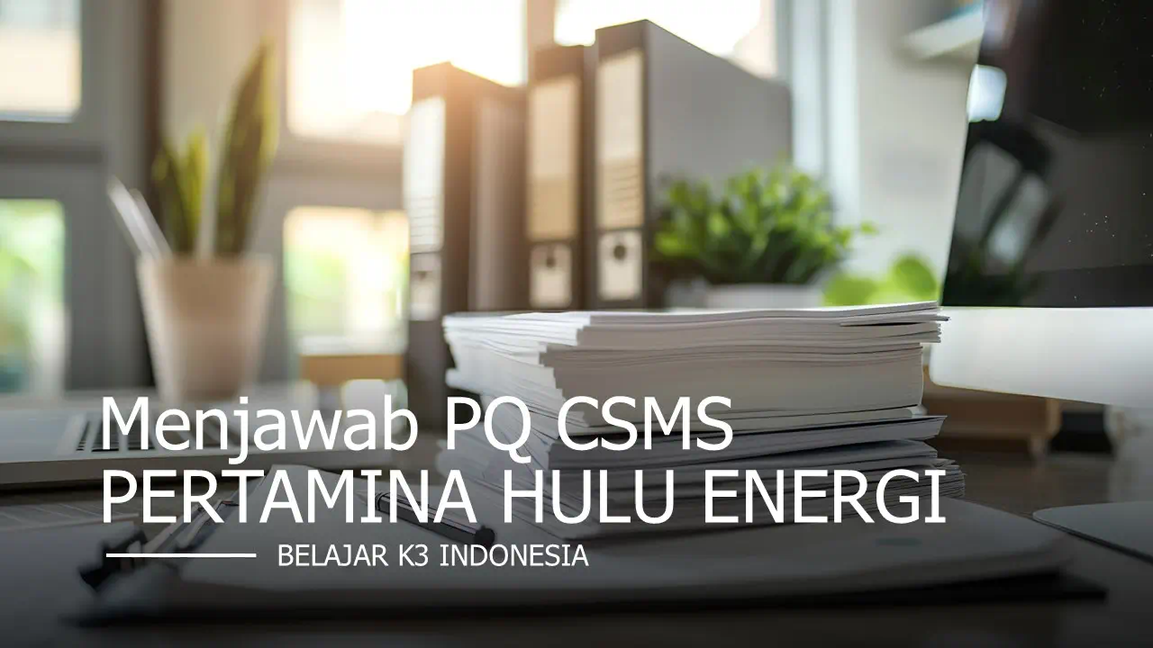 Menjawab Pemenuhan CSMS Pertamina Hulu Energi